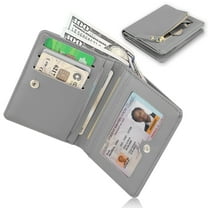 FUNTOR Small Wallets for Women, Ladies Small Compact Bifold Pocket RFID ...