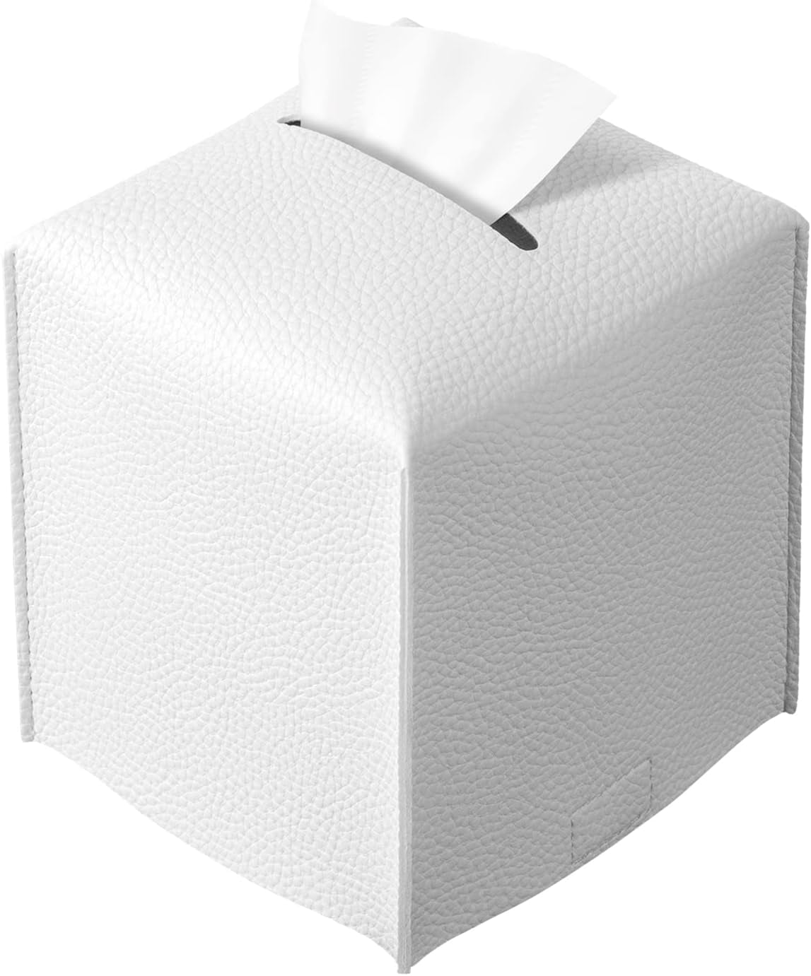 PU Leather Tissue Box Cover Square – Modern PU Leather Cube Tissue Box ...