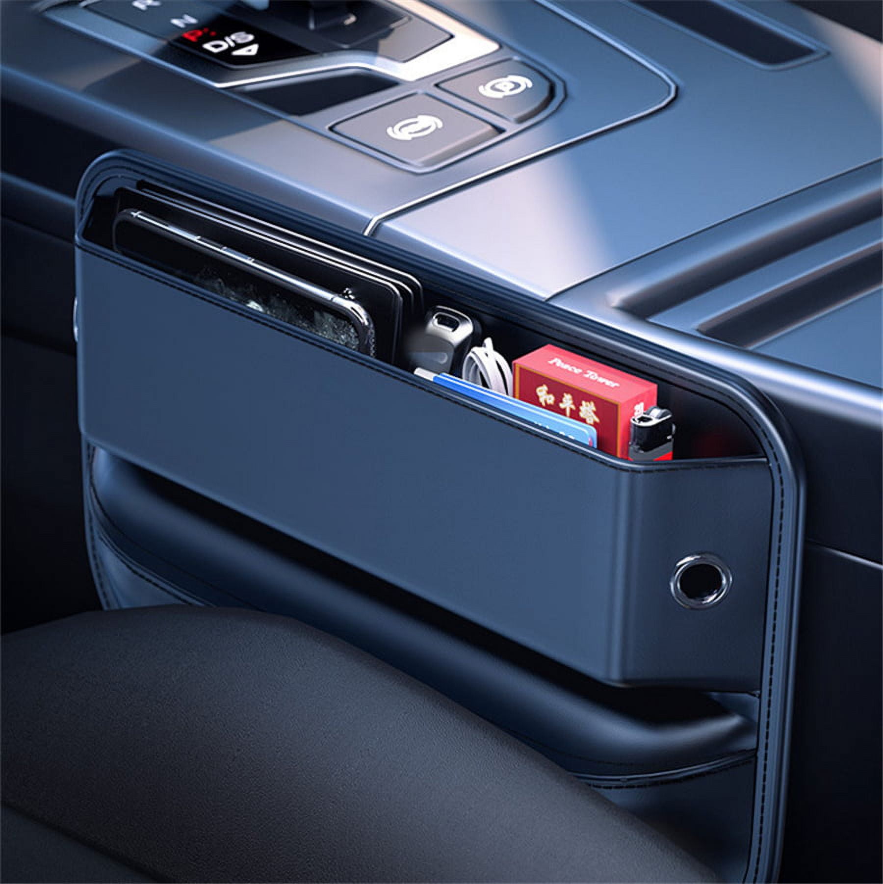 PU Leather Universal Car Console Side Seat Gap Filler Front Seat ...