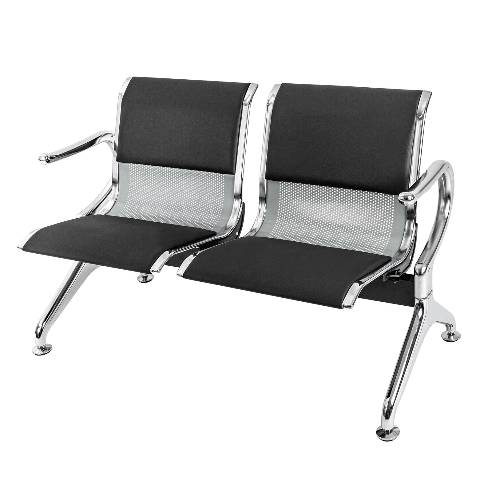 PU Leather Waiting Chair Seat/ Sofa Waiting Room Reception Seat Chair ...