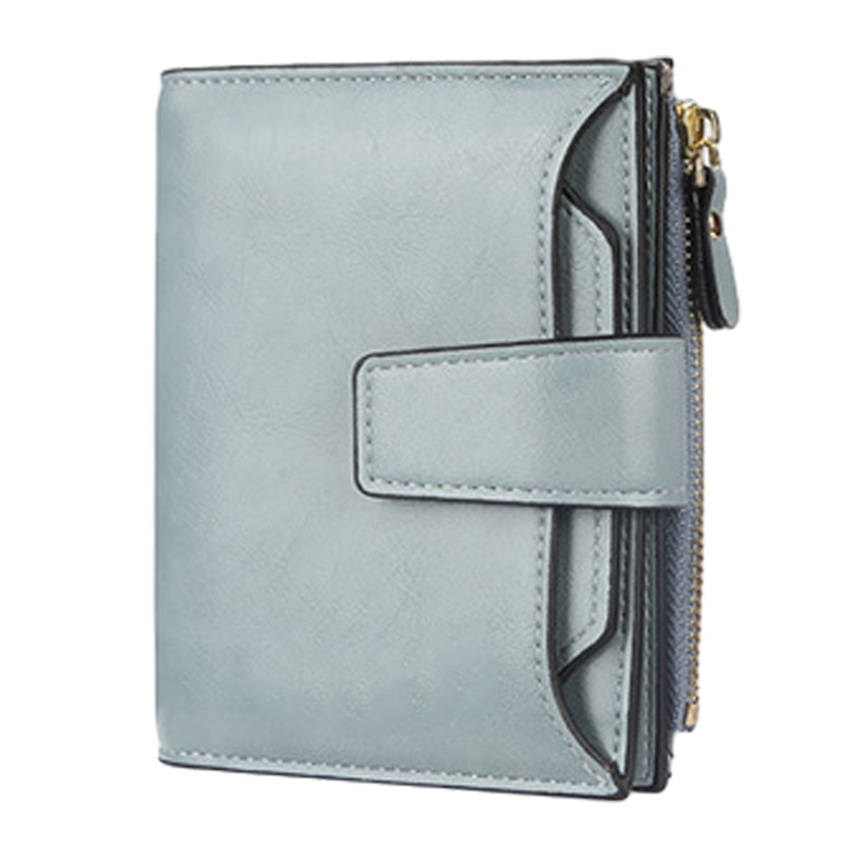 PU Leather Wallet Women Leather Bifold Compact Small Wallet for Women ...