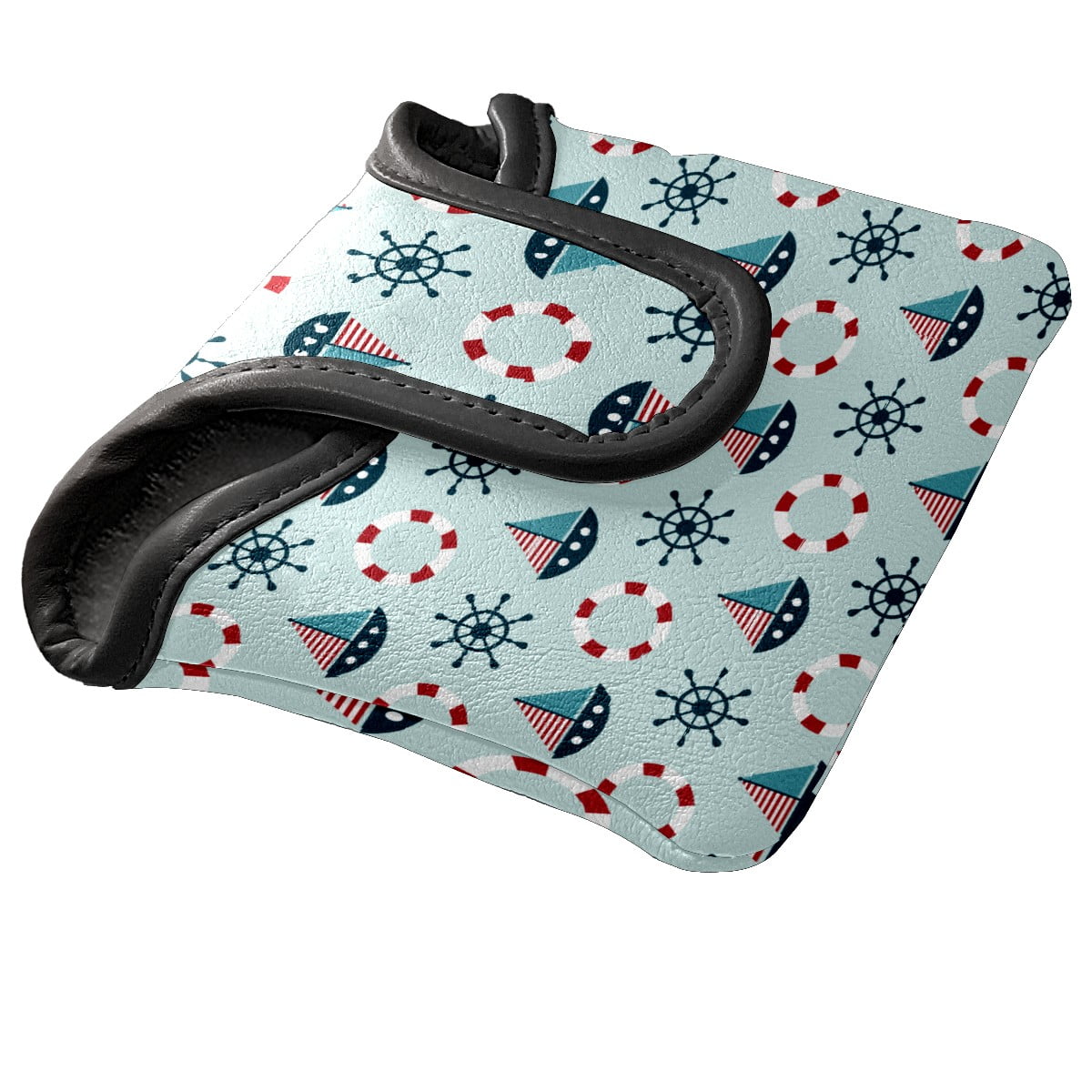 PU Leather and Waterproof Mallet Putter Cover, Portable Golf Putter ...
