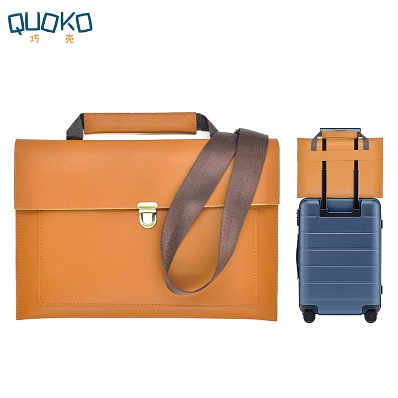 PU Leather women Laptop Bag Notebook Carrying Case Briefcase for ...