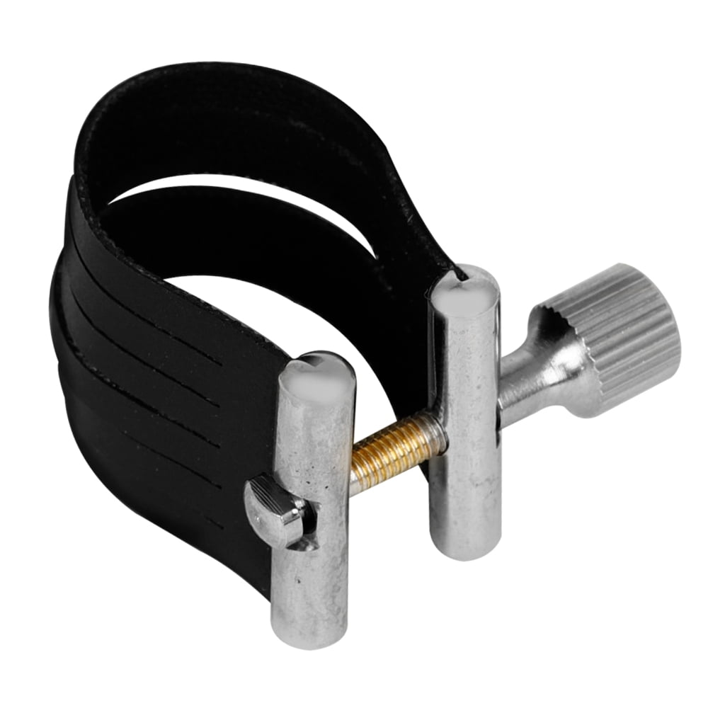 PU Leathers Saxophone Fastener Clip Single Screw Flute Head Clamp Altos ...