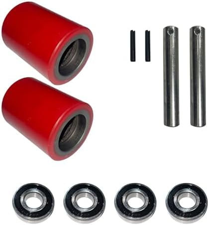 PU Load Wheel, 3" x 3.7" For Pallet Jack Wheels with Bearings ...