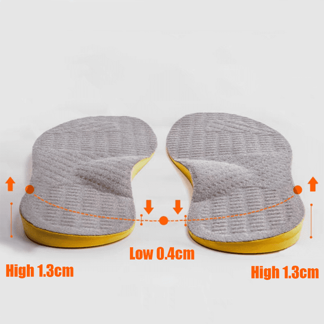 PU Orthotic Insole Arch Support Flat Foot Orthopedic Insoles for Shoes ...