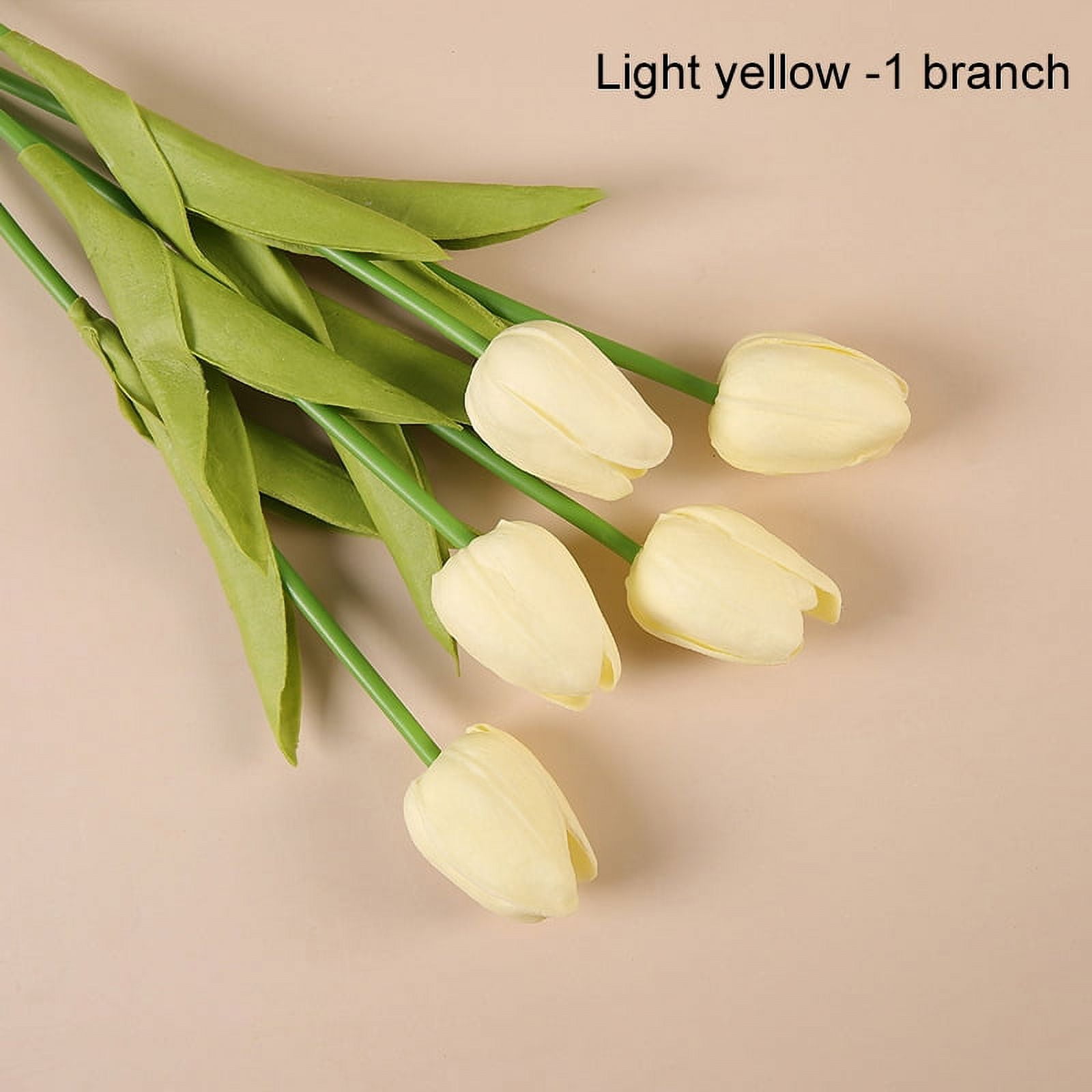 PU Tulips Artificial Flowers Fake Tulips Real Touch for Home Table ...