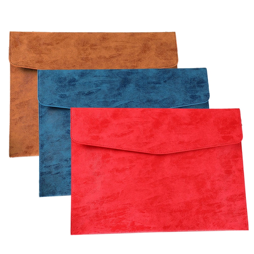 PU leather A4 folder folder envelope folder box, used for receiving ...