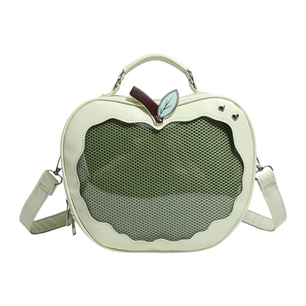 PU1eatherBackpack Apples Itabag Preppy Styles Shoulder Bag Crossbody ...