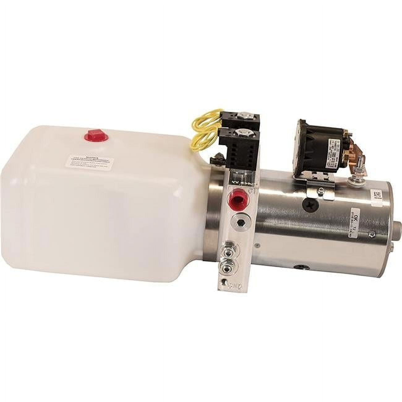 PU642LRS Electric 4-Way Function DC Power Unit with 1.87 gal Steel ...