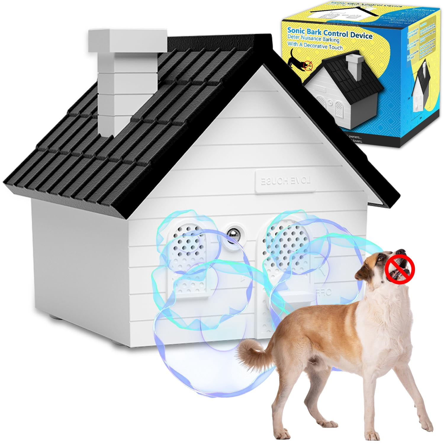PUBAMALL Ultrasonic Dog Barking Deterrent Devices, 2025 Anti Barking ...