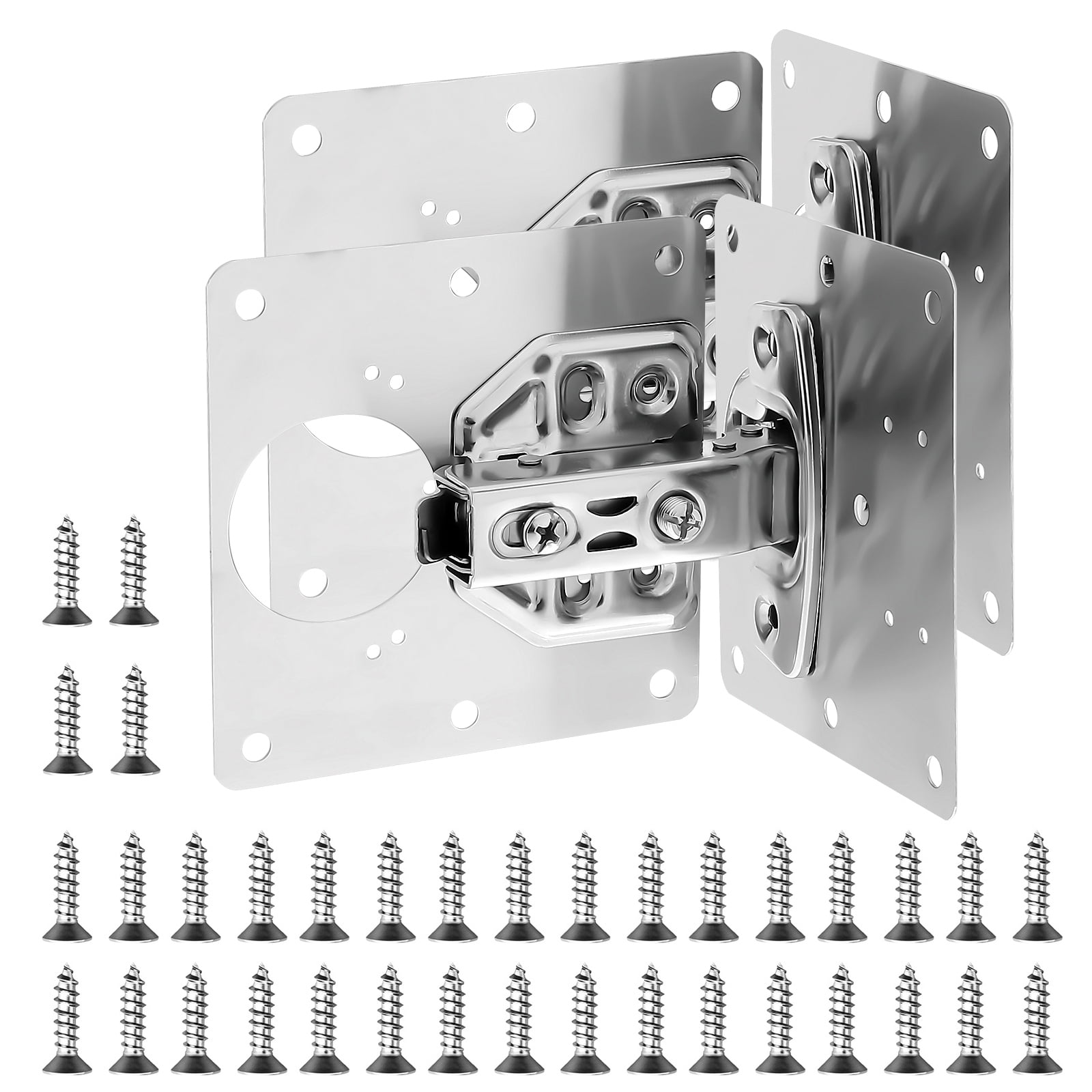PUBERT 1 Set Door Hinge Repair Kit Includes Hinge Repair Plate ...