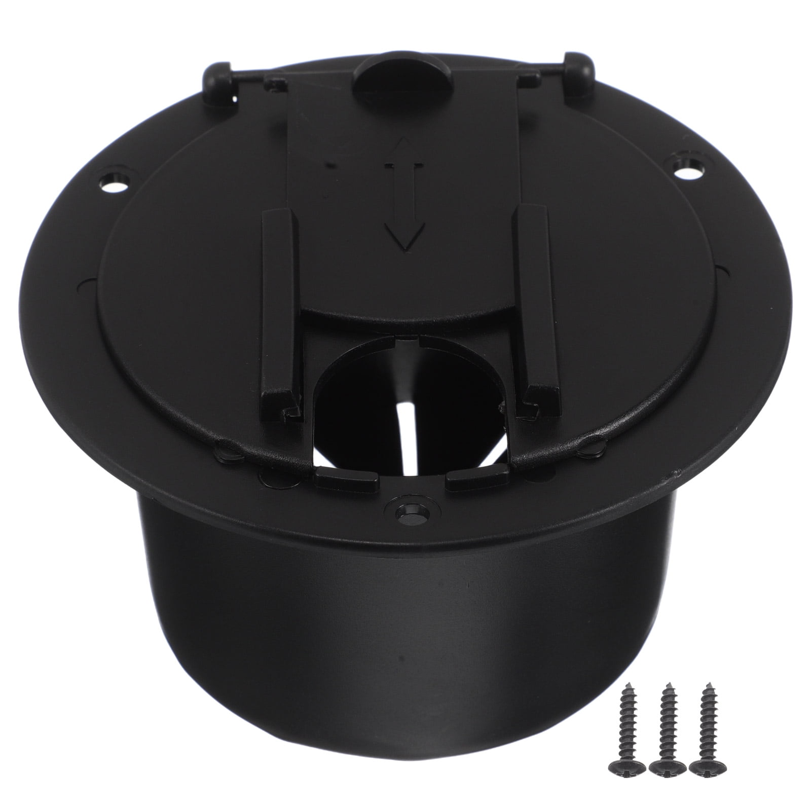 HONMEET RV Electric Cable Hatch Black Plastic Cable Organizer Set Space ...