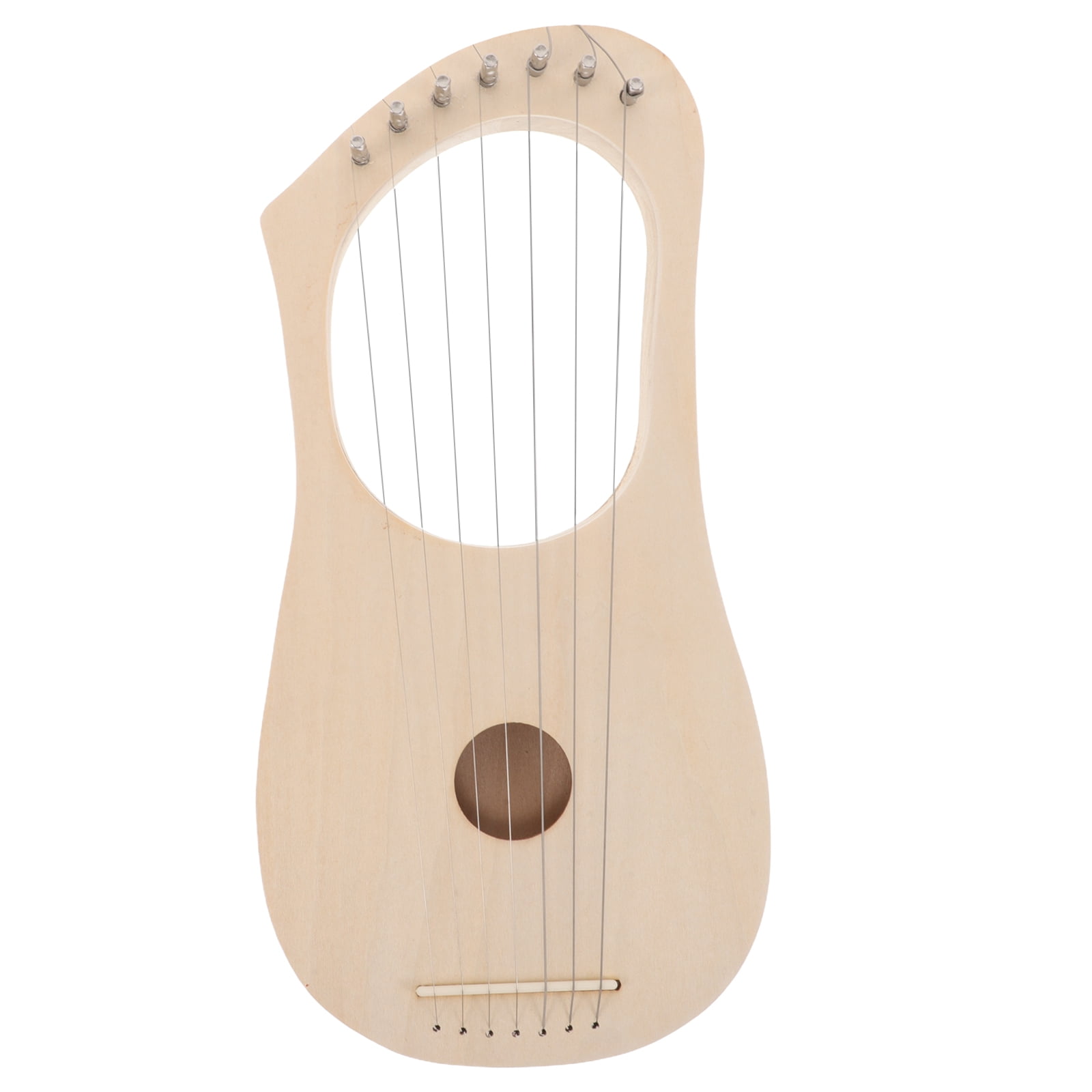 GOOHOCHY DIY Wooden Lyre Harp Kit for Beginners with 7 Strings and ...