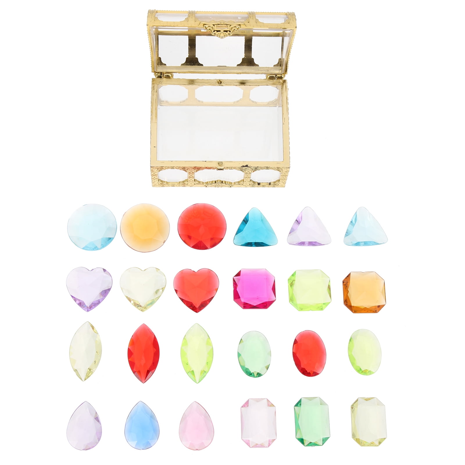HONMEET Treasure Chest Gemstone Toys Random Color 1 Set - Walmart.com