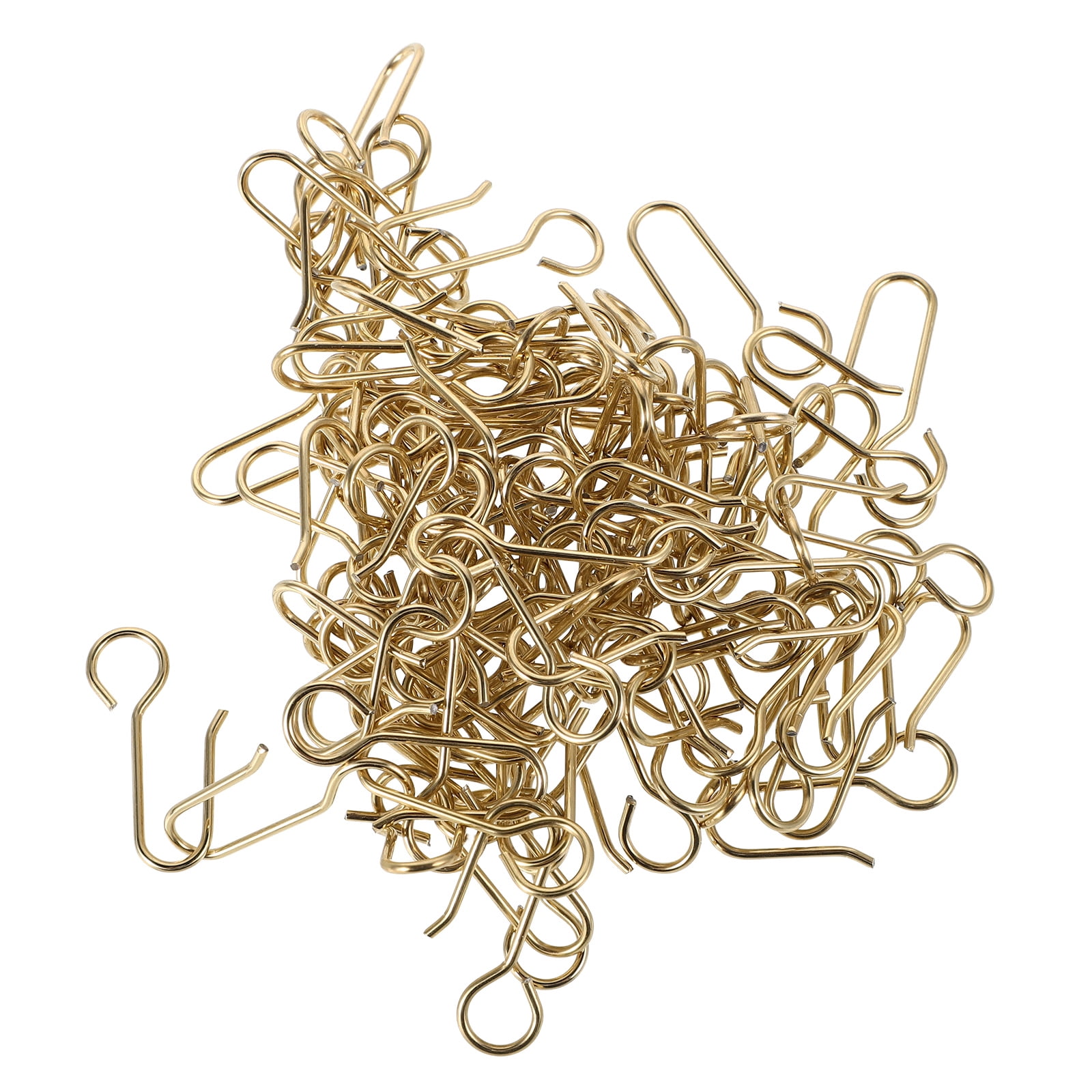 HONMEET 100pcs Metal Curtain Pin Hooks for Ceiling Decoration, Sleek ...