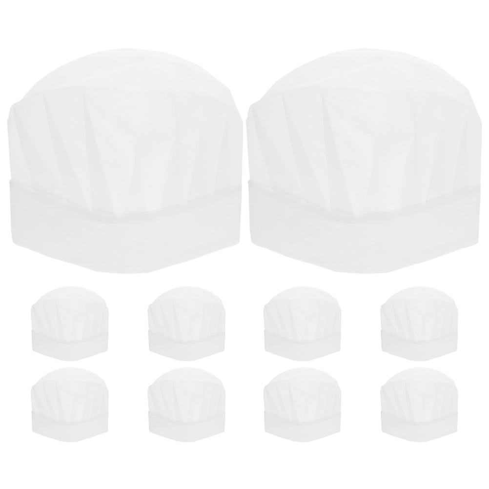 HONMEET Kitchen Cap For Children Nonwoven Fabric 10Pack Disposable ...