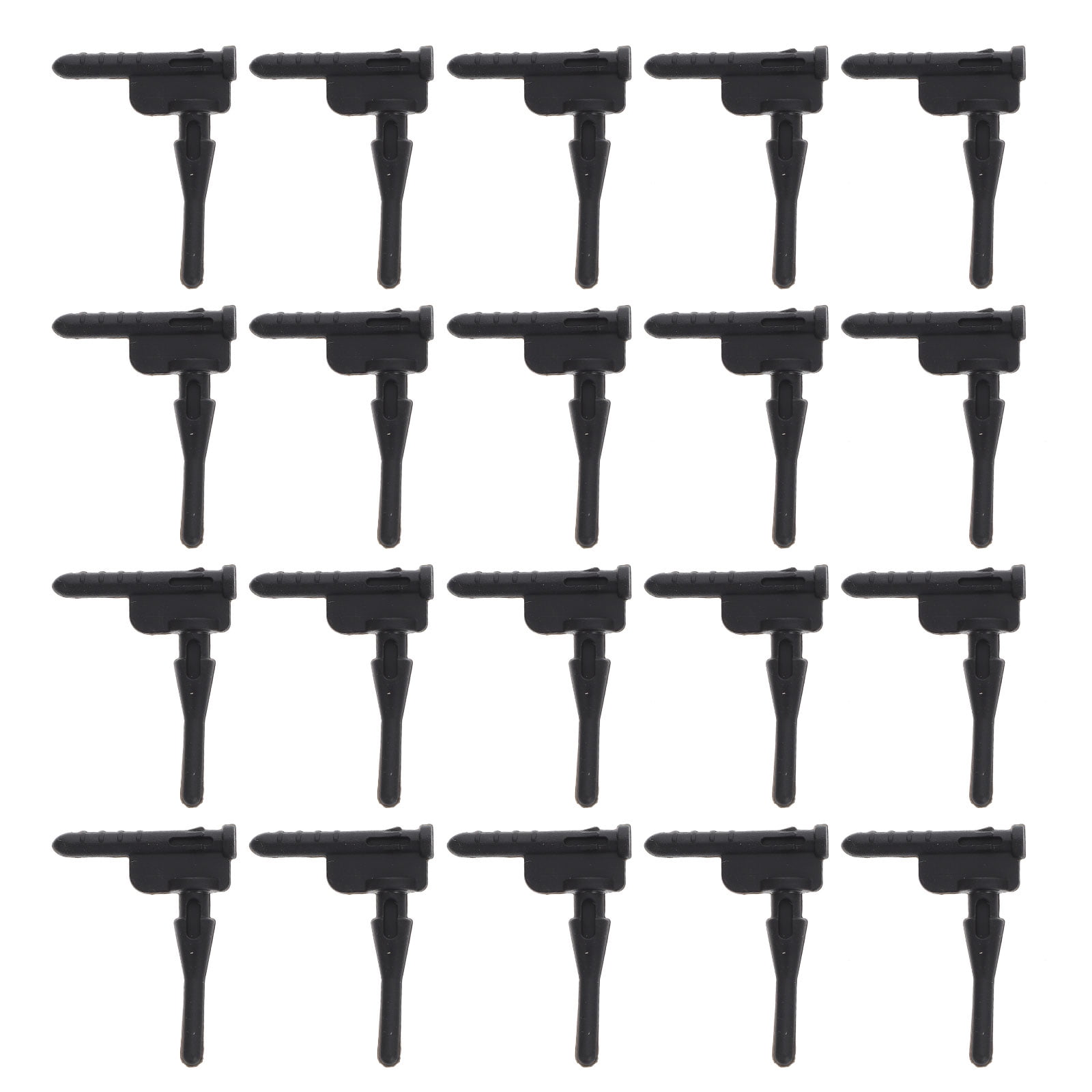HONMEET 20Pcs Black Silicone Cooler Fan Mounting Pins Universal Design ...