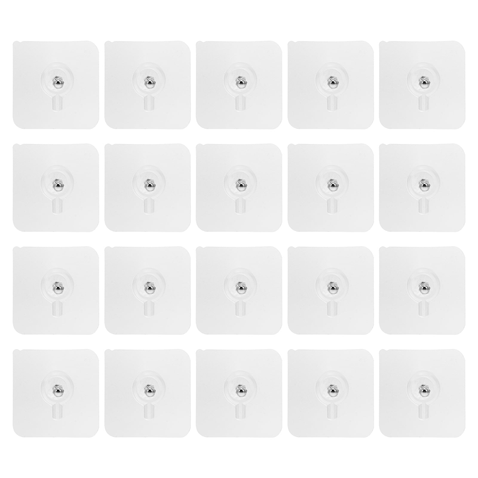 PUBERT 20Pcs Screw Hanging Hooks Non-trace Nails Wall Hooks - Walmart.com