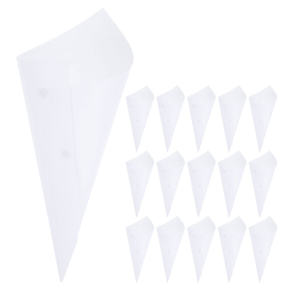 PUBERT 25pcs Paper Bouquet Holder Wedding Confetti Cones For Guests ...