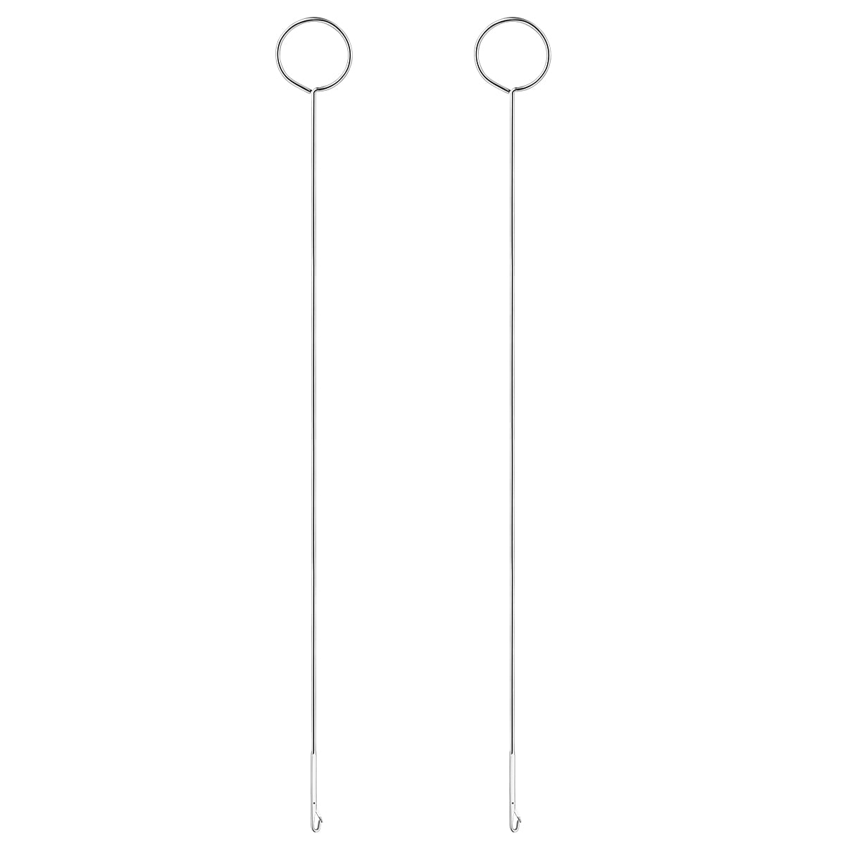 2pcs Stainless Steel Turner Sewing Tools with 2 Sizes for Straps Fabric ...