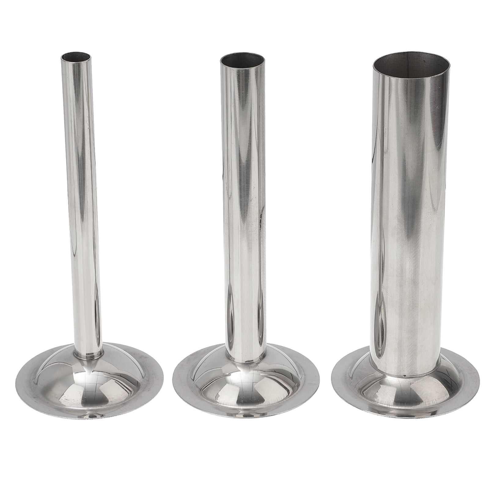 PUBERT 3 Set Stainless Steel Kitchen Sausage Stuffer Tubes for Kitchen ...