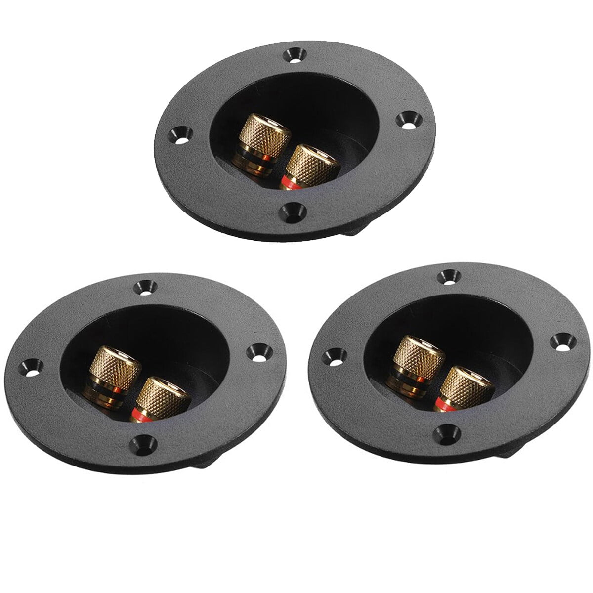 HONMEET 3pcs Speaker Terminal Plate Heavy Duty Connections for Audio ...