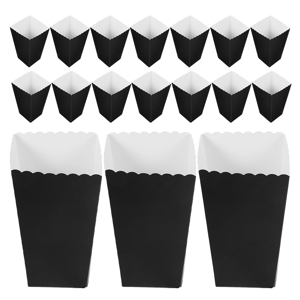 PUBERT 48pcs Popcorn Boxes Movie Theater Snack Box Popcorn Bucket ...