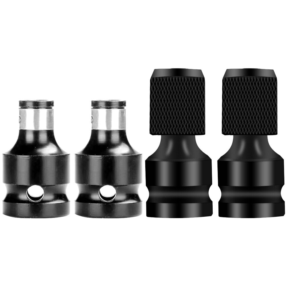 HONMEET Drill Socket Adapters Chrome-Vanadium Steel 4Pcs 1.97X0.91In ...