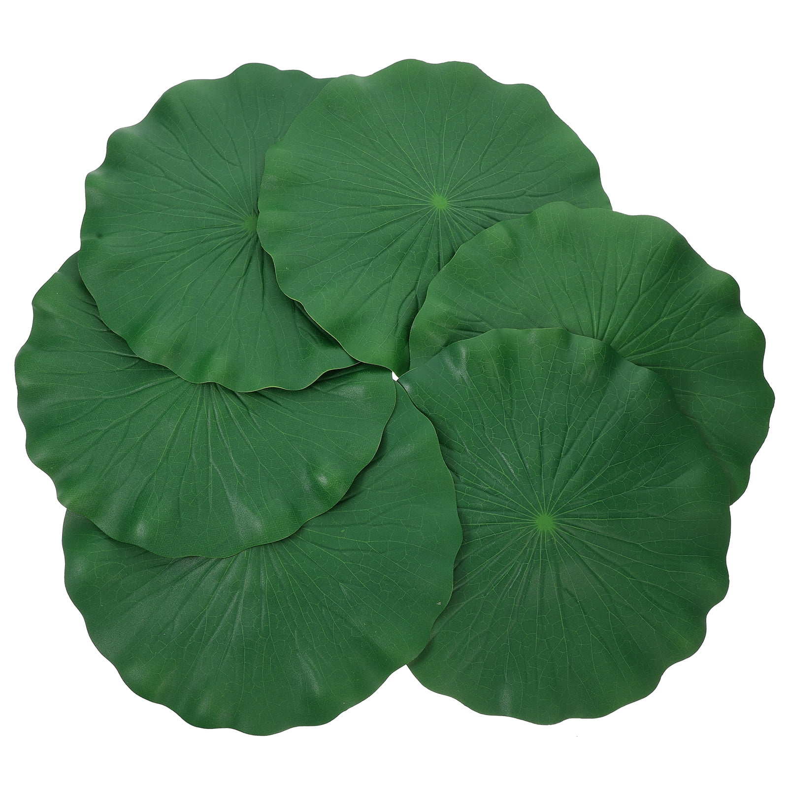 PUBERT 6 Floating Pads Artificial Water Pad Leaves Leaves for Pond Pool ...