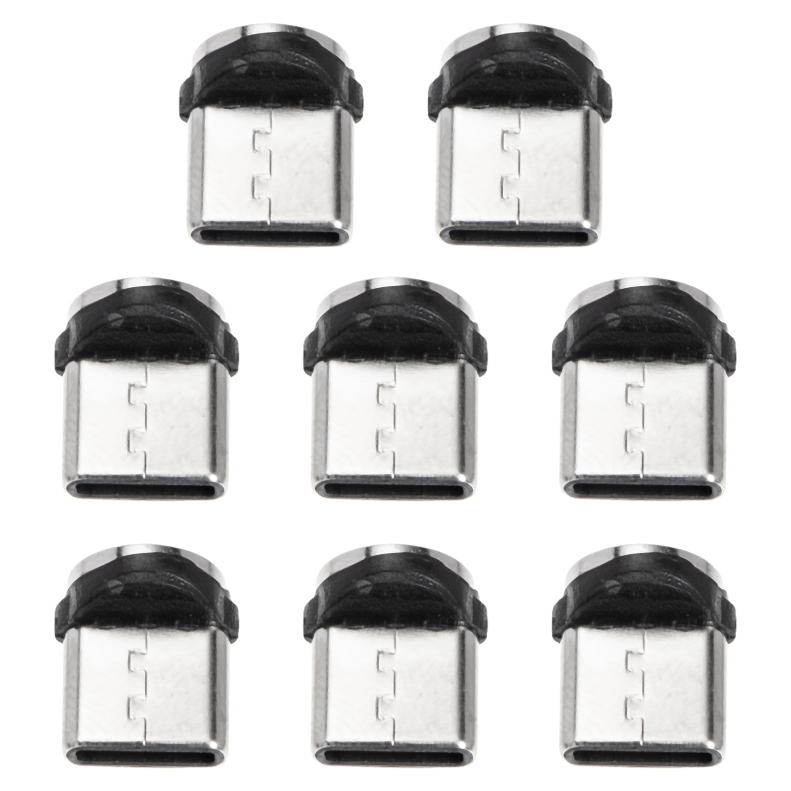 PUBERT 8Pcs Magnetic Adapter PVC Rotating Magnetic Phone Adapter Tip ...