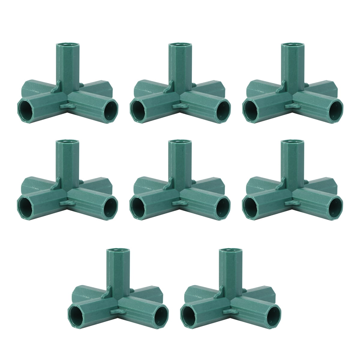 PUBERT 8pcs 5- Way Cross Fitting Corner Fitting Elbow Fittings ...