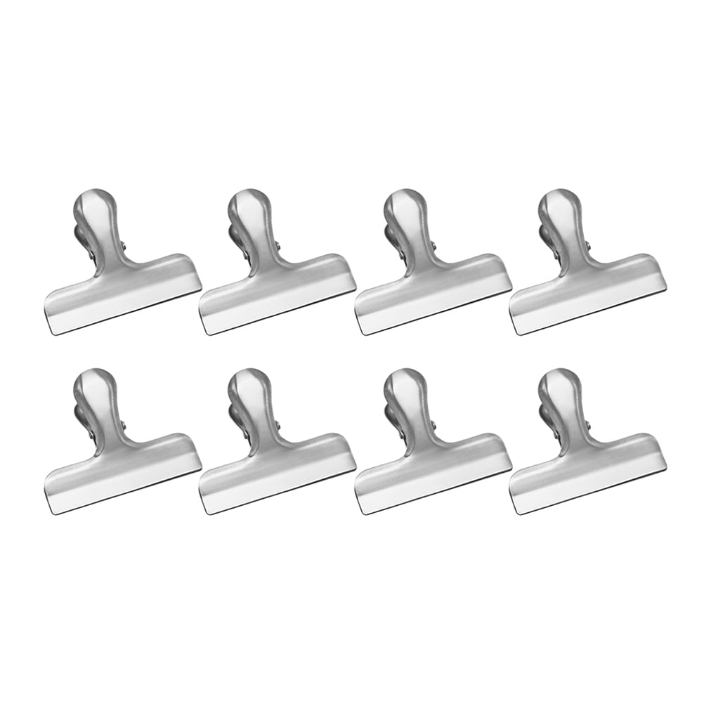 HONMEET Stainless Steel Sealing Clamps Chip Clips 8 Pieces Kitchen Bag ...