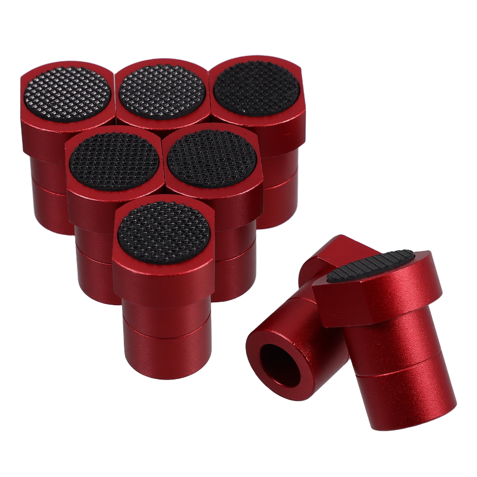 HONMEET 8pcs Red Aluminum Quick Release Stopper Nonslip Woodworking ...