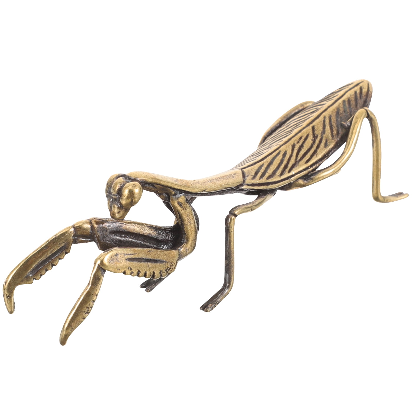 PUBERT Mantis Statue Copper Delicate Mantis Figurine Creative Mantis ...