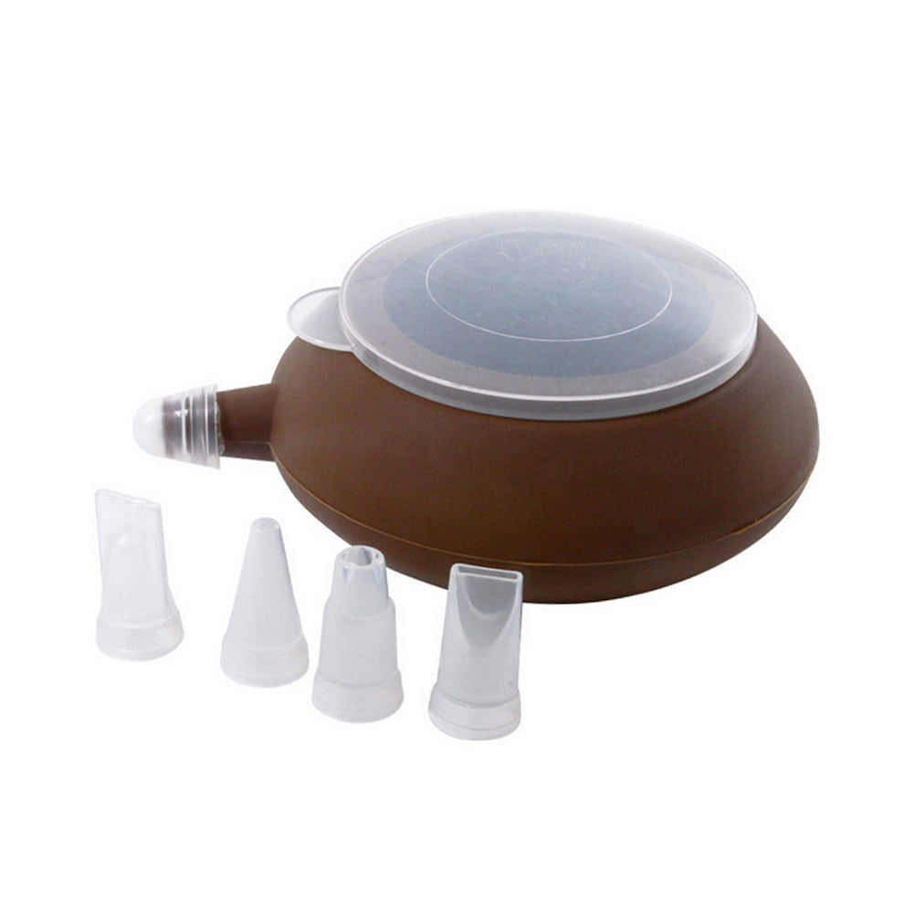 PUBERT Pastry Piping Tool Tip Pot Shape Decorating Dispenser Silicone ...