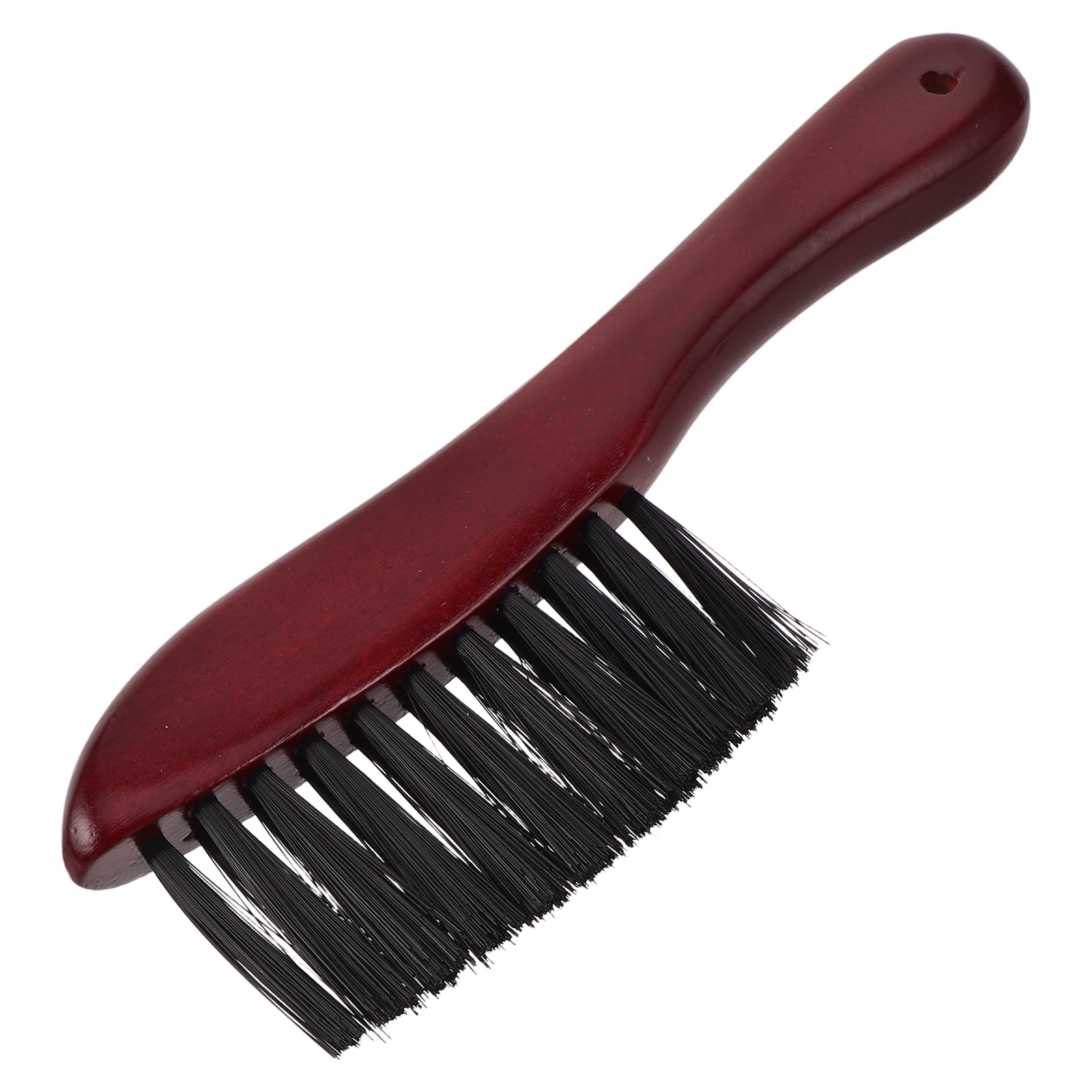 GOOHOCHY Dark Red Pool Table Brush for Felt Cleaning with Wood Handle ...