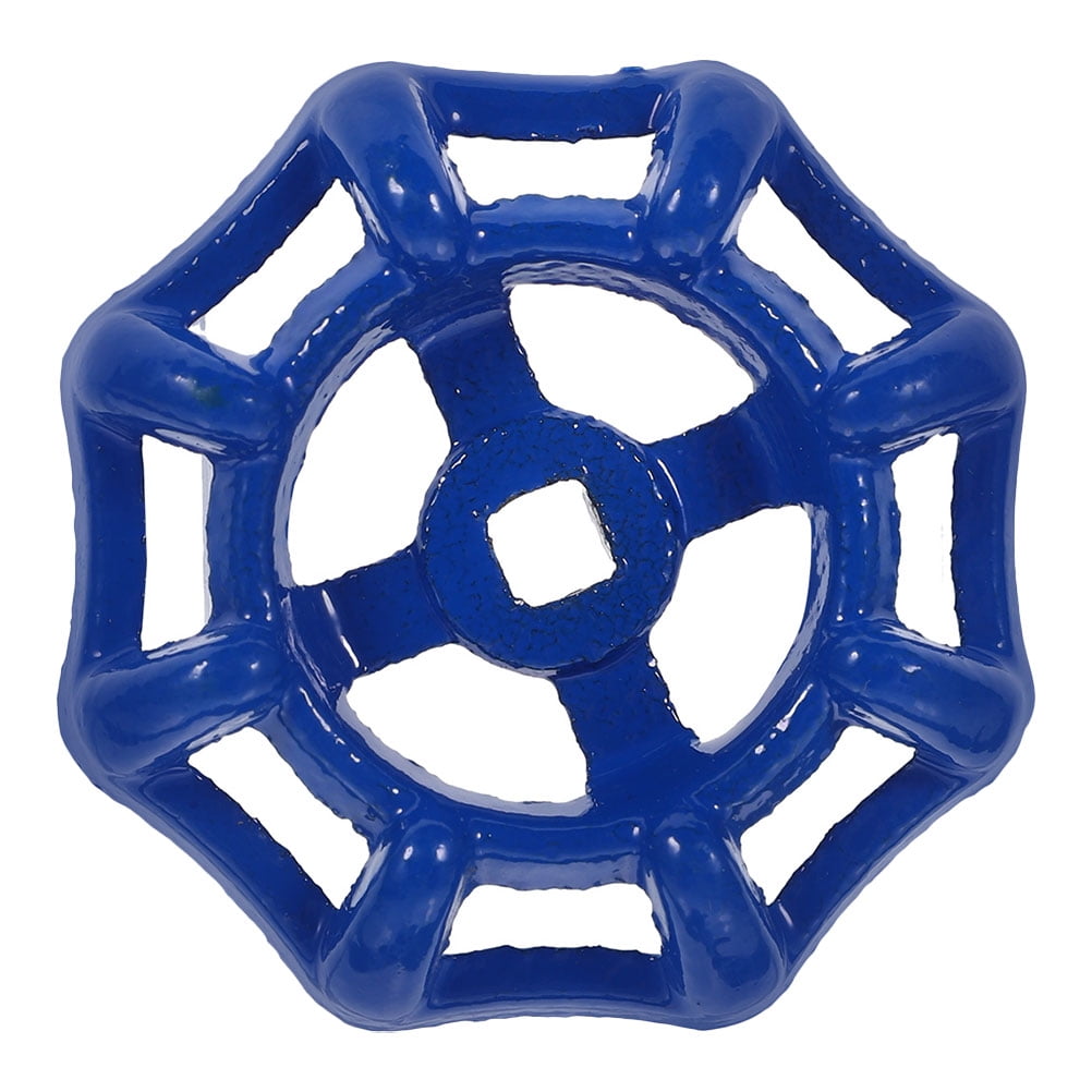 HONMEET Faucet Valve Wheel Handle Blue Iron For Maintenance Staff 2.3In ...