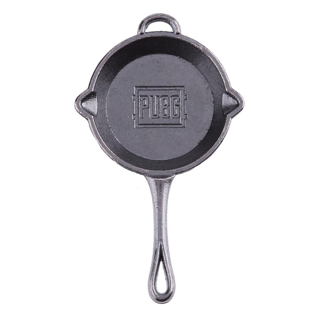 PUBG Battleground Cosplay Pan Weapons Rusting Model Key Chain(Grey ...