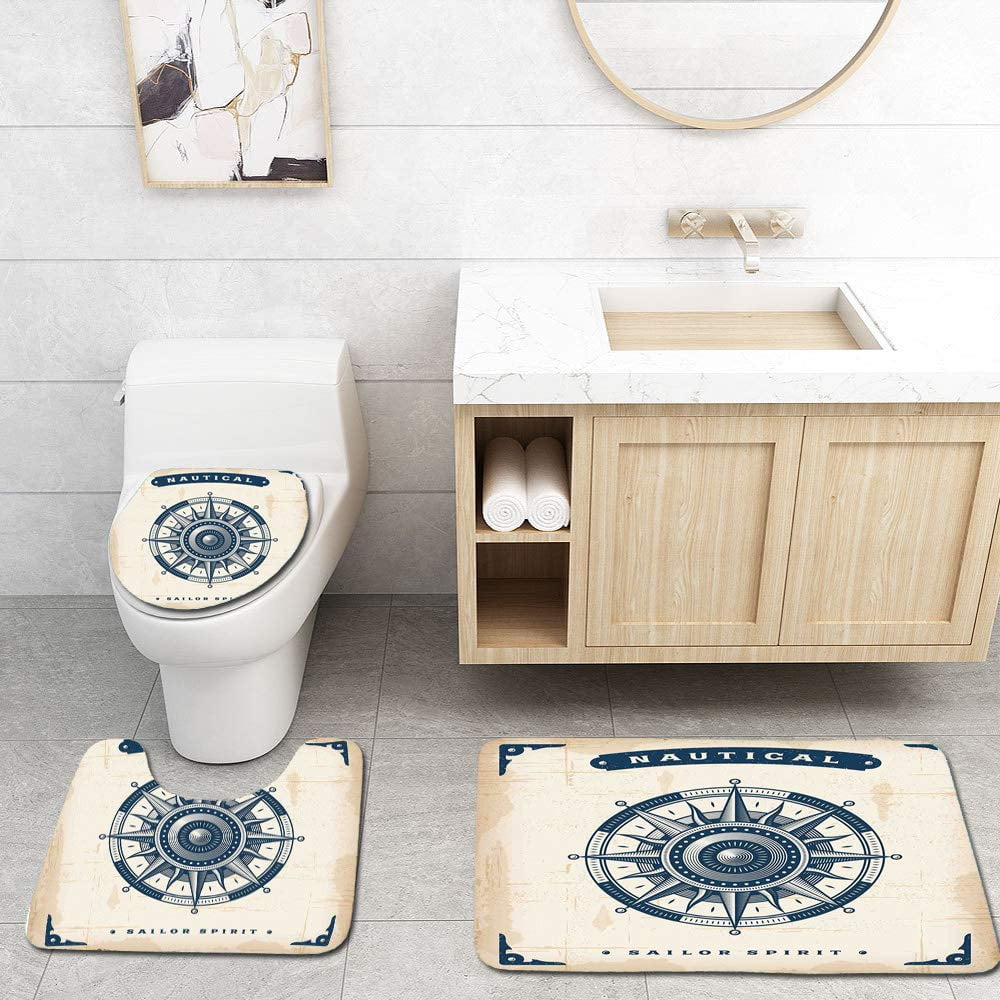 PUDMAD Compass Compass Lettering Nautical Adventure Themed Art 3 Piece ...