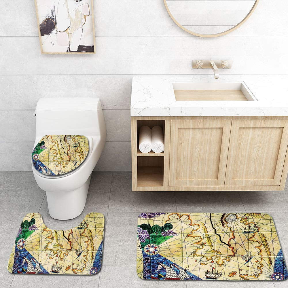 PUDMAD Compass Old Nautical Chart Ancient Map Historical Territories ...