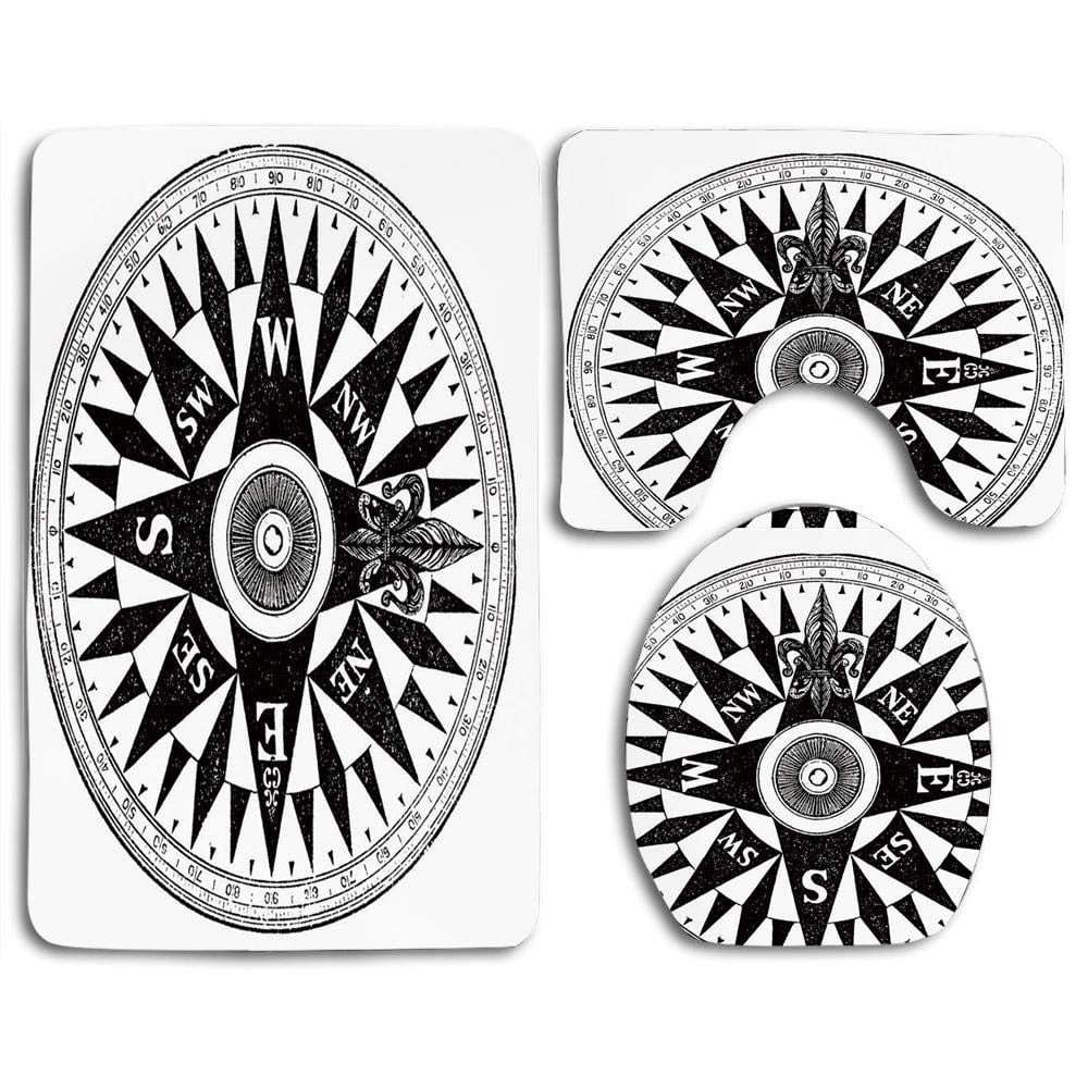 PUDMAD Compass Vintage British Compass in Discovery New World 3 Piece ...