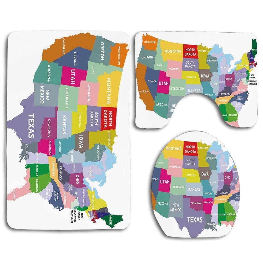 PUDMAD Map Usa Map Name States in America Geography Cartography Theme 3 ...