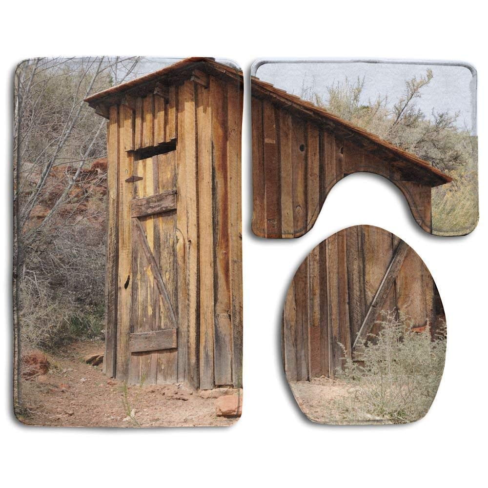PUDMAD Old Ancient Outhouse Wooden Seem Plaques in Olive Trees 3 Piece ...
