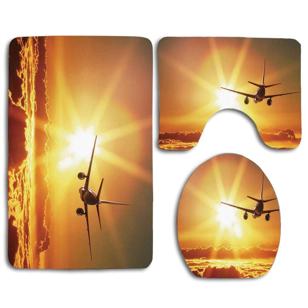 PUDMAD Scenery Aeroplane Aircraft Widebody Jet Flying on Air Rising Sun ...