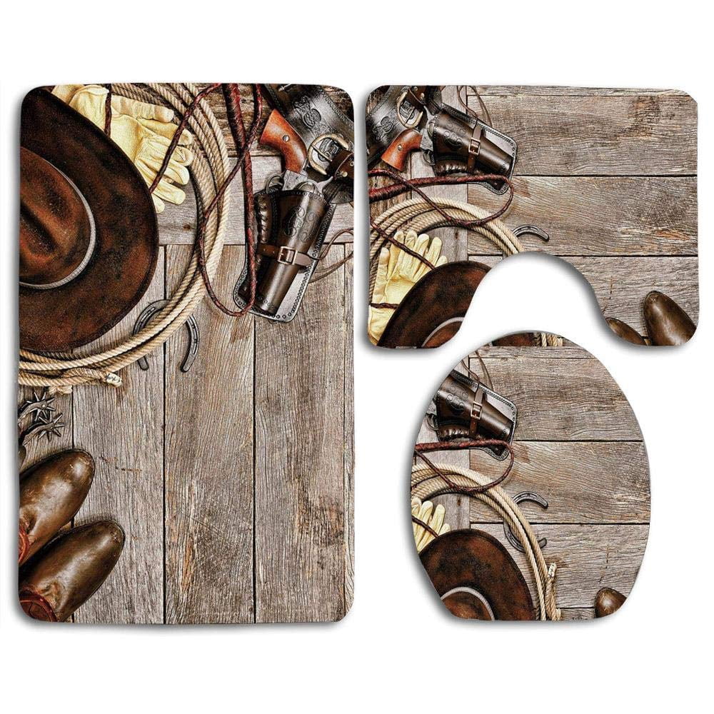 PUDMAD Western American Traditional Ranching Gear on Weathered Wood ...