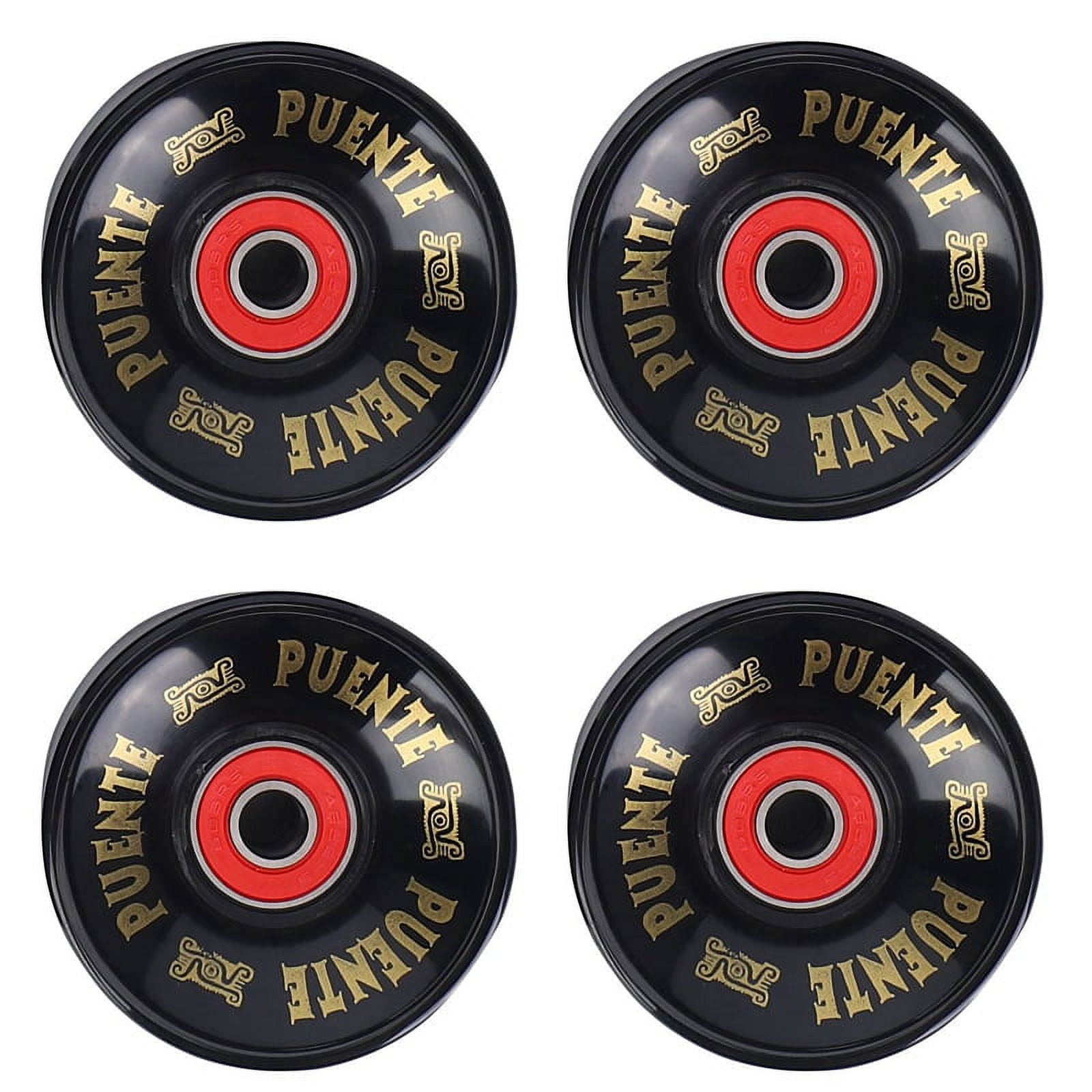 PUENTE 4Pcs/Set Cruiser Skateboard Wheels PU Wheels Long Board Cruiser ...