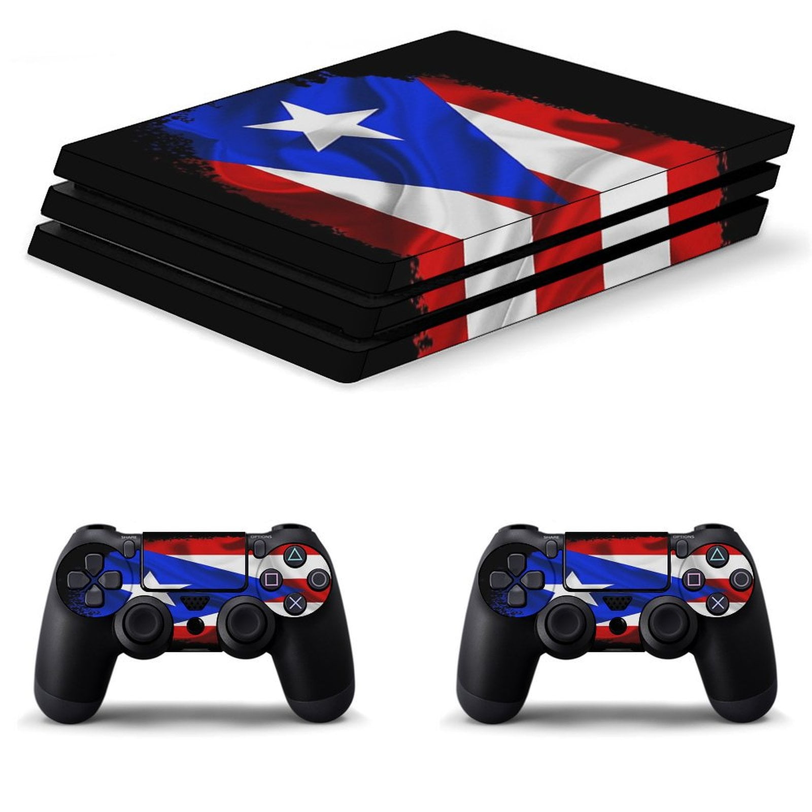 PUERTO RICAN FLAG by Solomaskx PS4/PS4 Pro/PS4 Slim Skin Sticker For ...