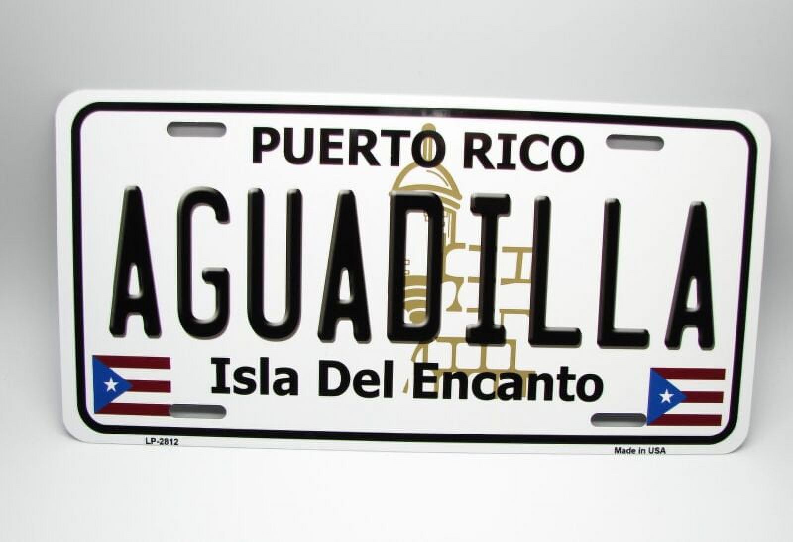 PUERTO RICO AGUADILLA ISLA DEL ENCANTO METAL CAR LICENSE PLATE ...