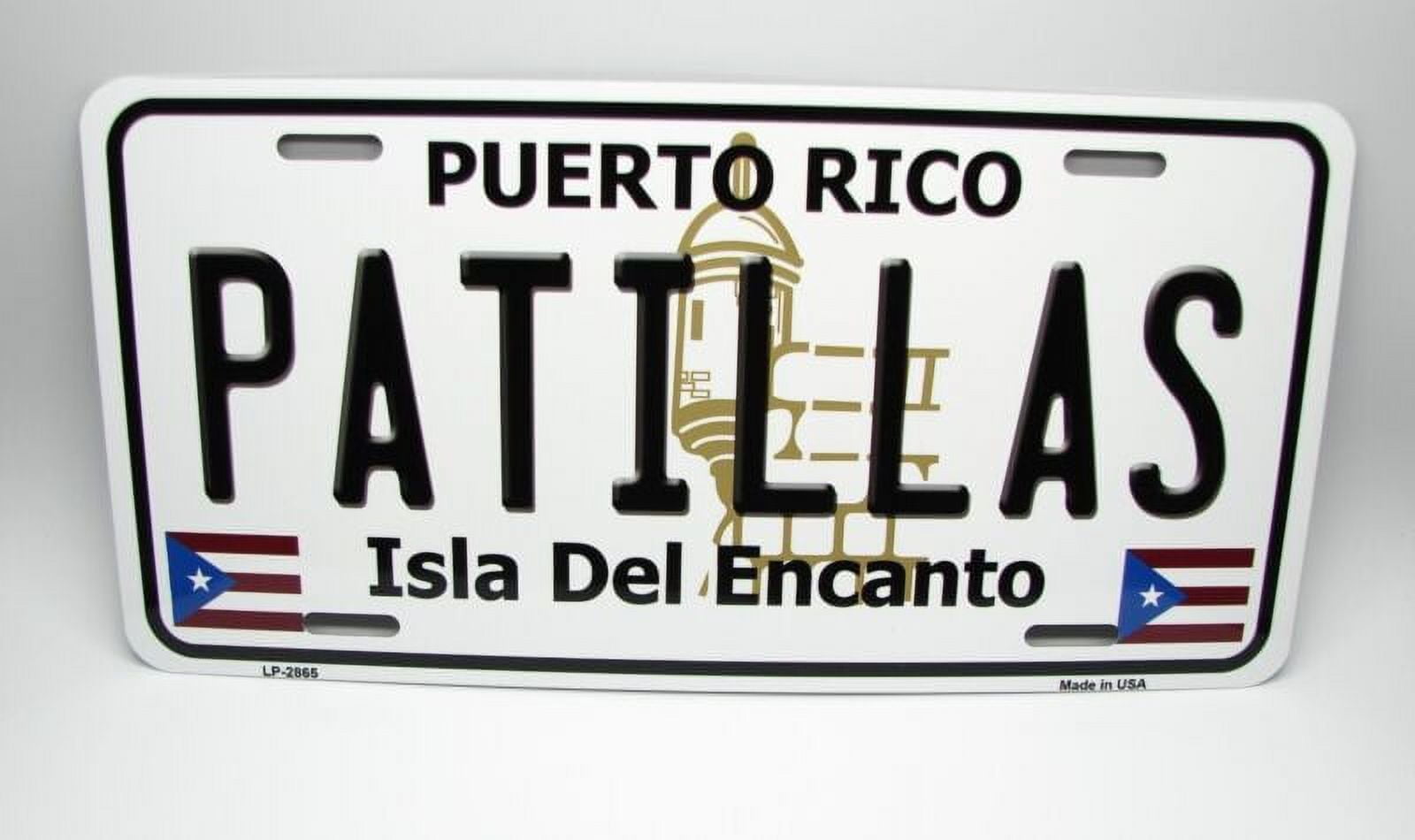 PUERTO RICO PATILLAS ISLA DEL ENCANTO METAL CAR LICENSE PLATE ...